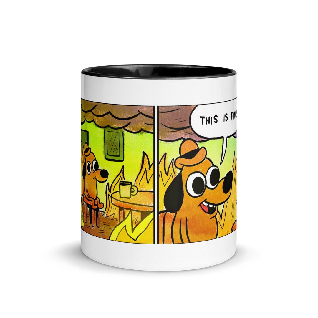 This is Fine Meme Coffee Mug - Etsy
