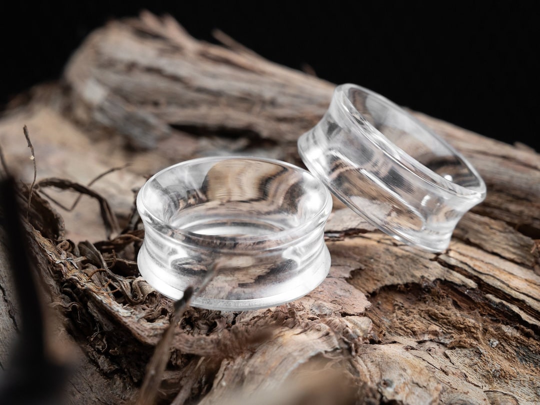 Clear Ear Tunnels, Ear Gauges, Plexiglas Tunnels, Plugs 11mm 12mm 14mm ...