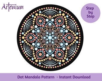 Dot Mandala Pattern - Etsy