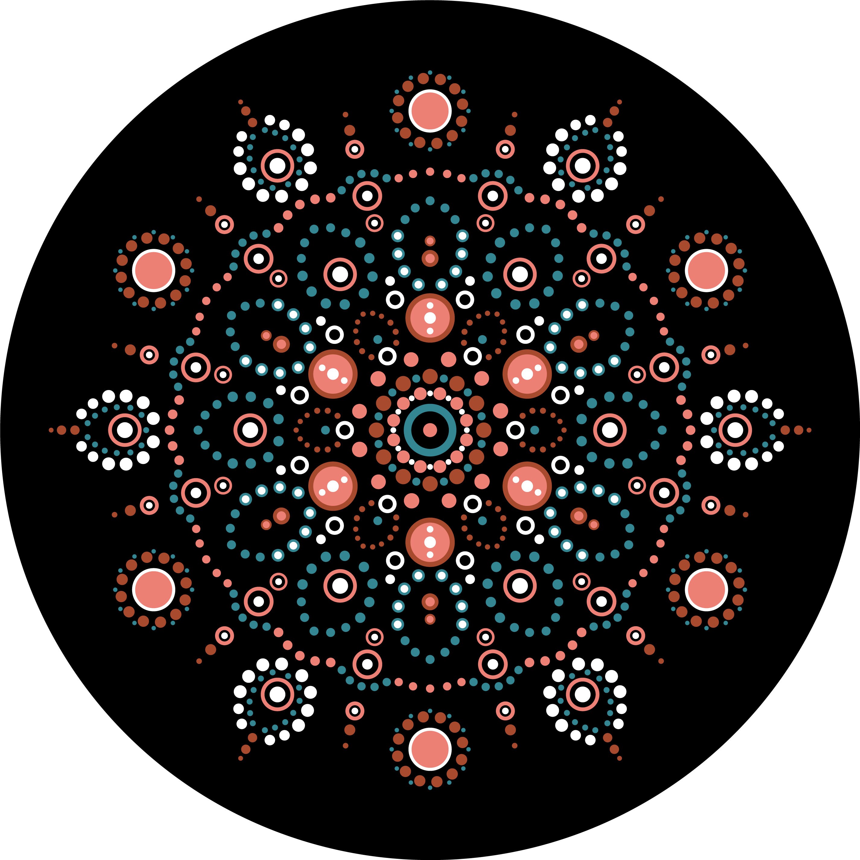 DOT ART GUIDE Combo 3 Different Designs Digital Pattern Dot Art ...