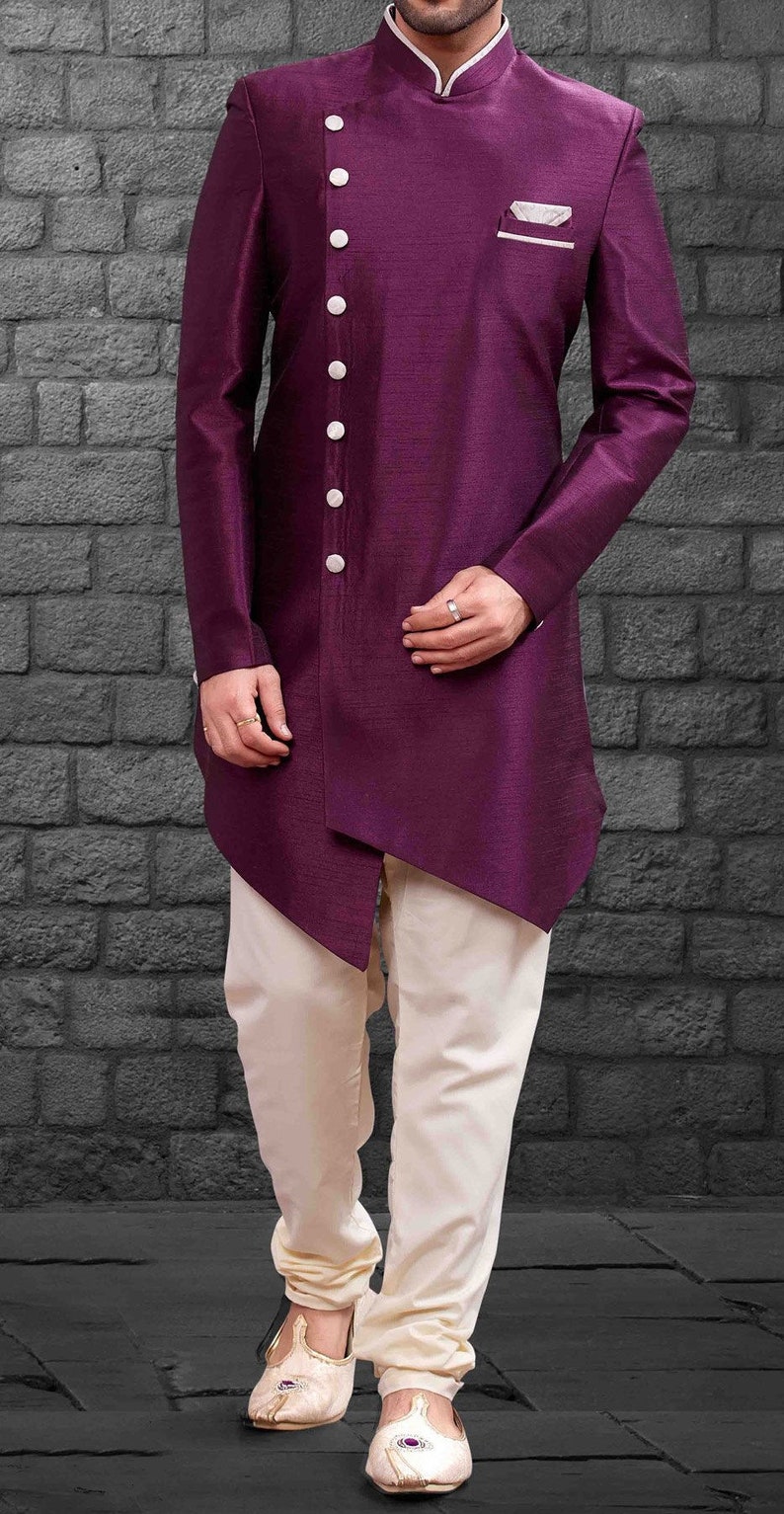 Indian Sherwani for Men Wedding Partywear Reception Traditional ...