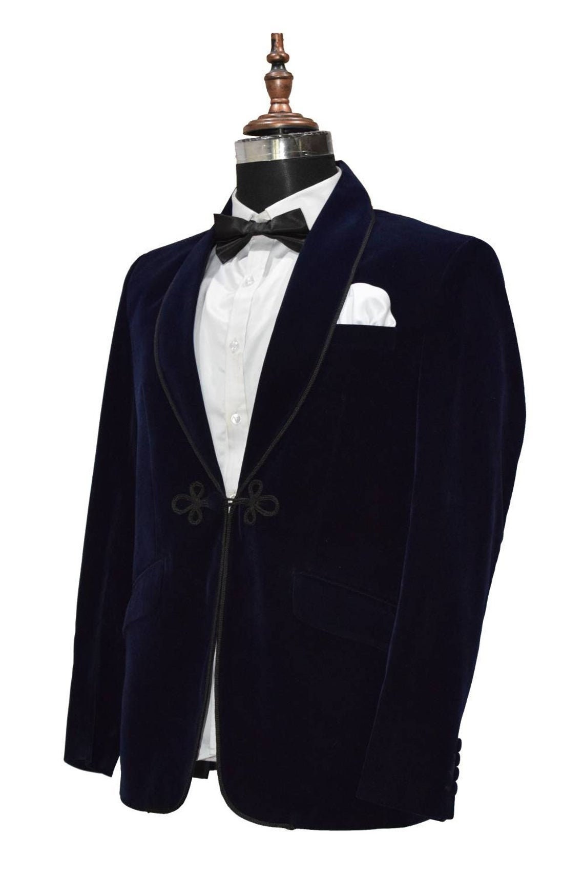 Men 1 Button, 3 Piece New Design Slim Fit, Tuxedo Suit Jacket Formal ...
