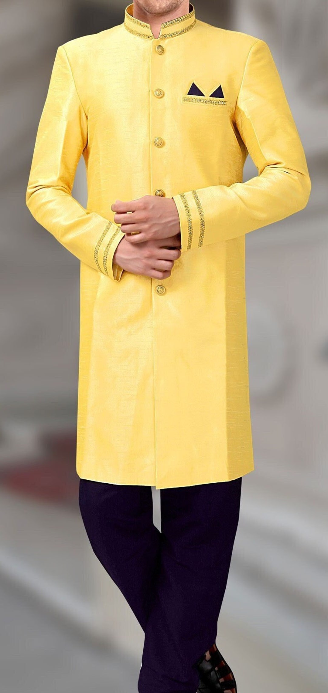 Premium Quality New Design Sherwani Wedding Indo Western for Men ...