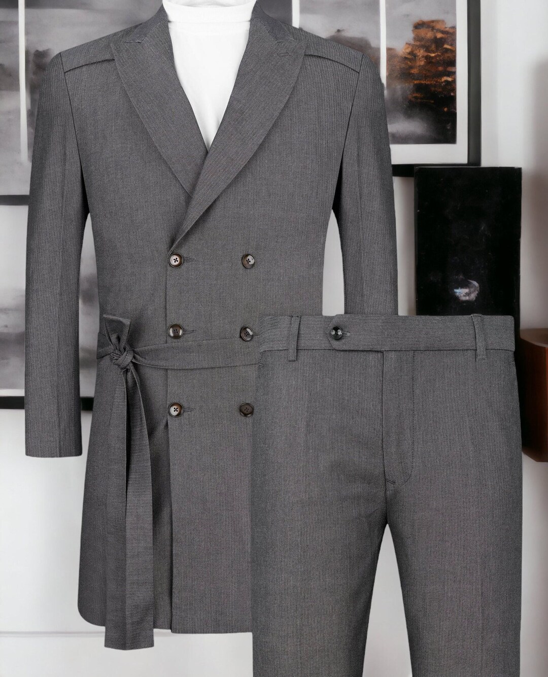 Men's Stylish Overcoat Suit - Modern Elegance for Every Occasion ...