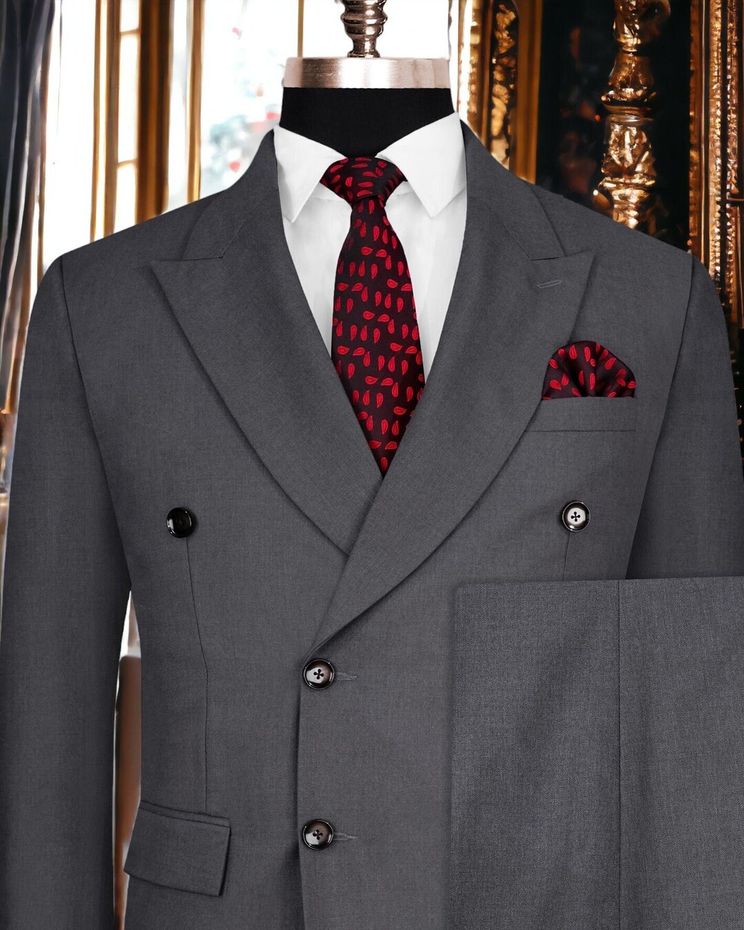 Men Stylish Tuxedo 3-piece Suit for Unmatched Elegance | Handcrafted ...