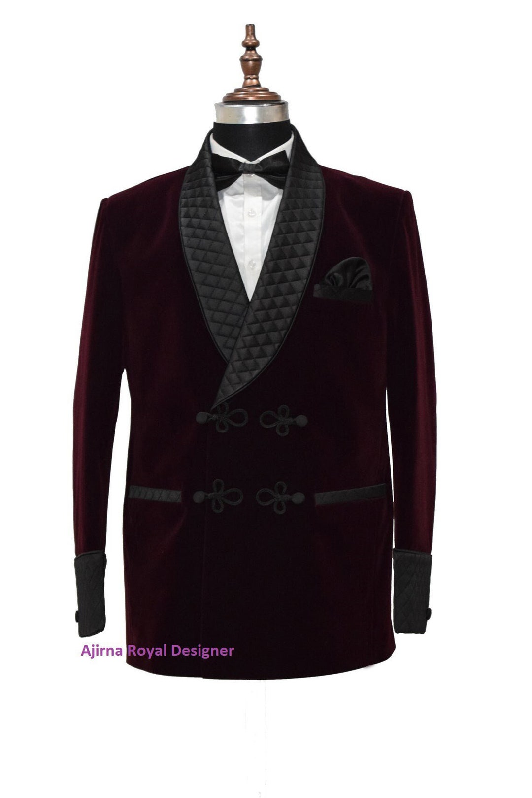 Men 2 Button, 3 Piece New Design Slim Fit, Tuxedo Suit Jacket Formal ...