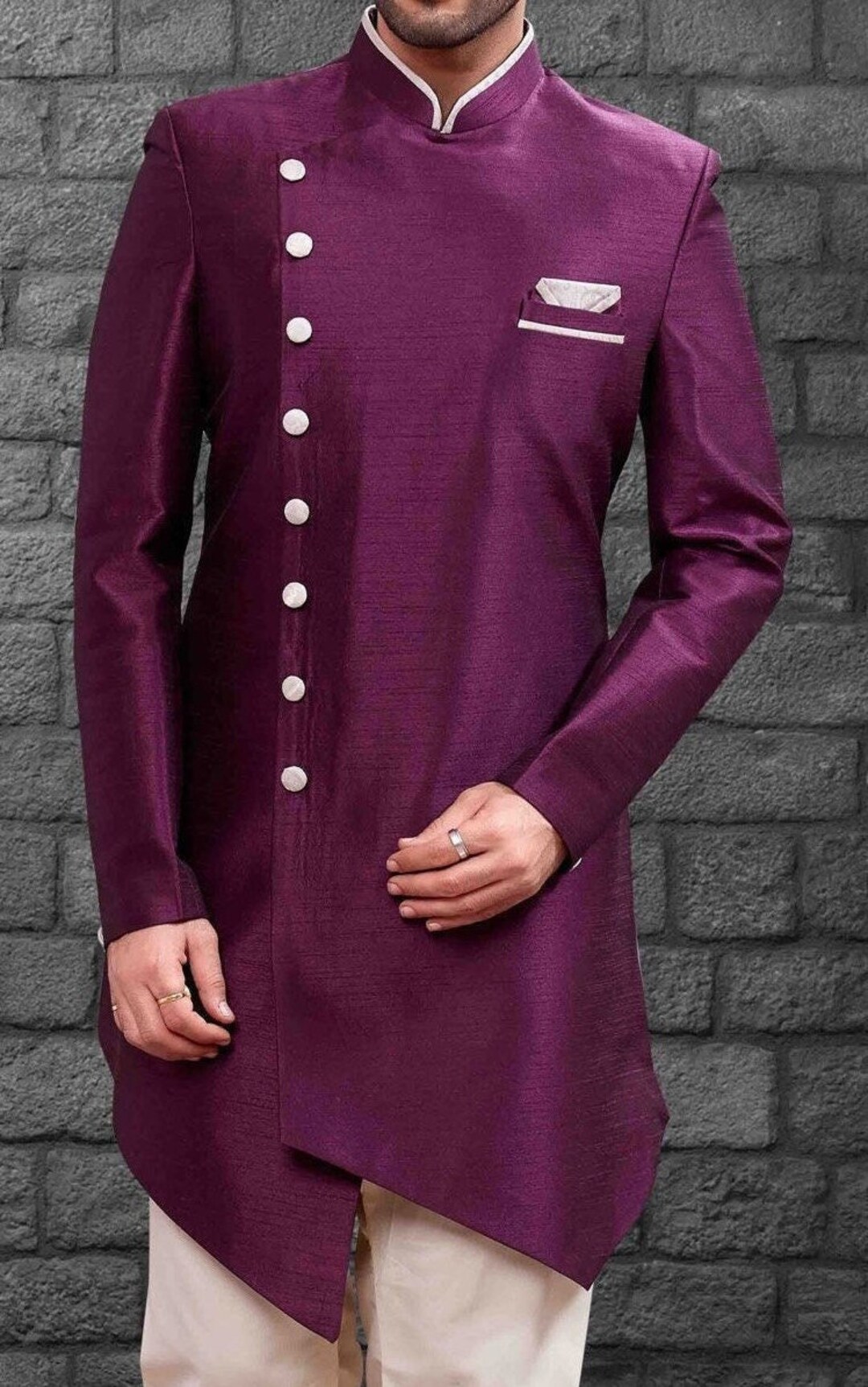 Indian Sherwani for Men Wedding Partywear Reception Traditional ...