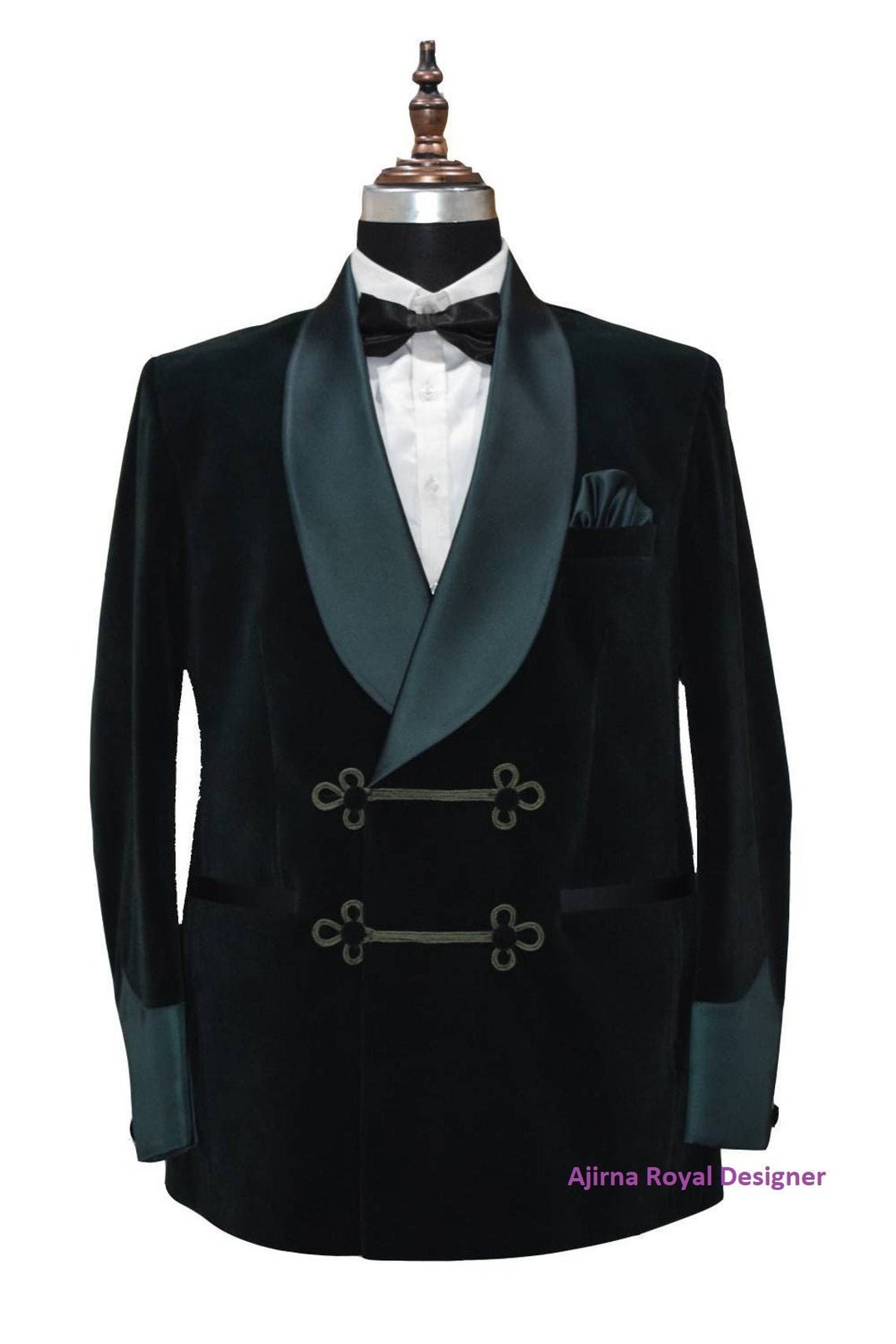 Men 2 Button, 3 Piece New Design Slim Fit, Tuxedo Suit Jacket Formal ...