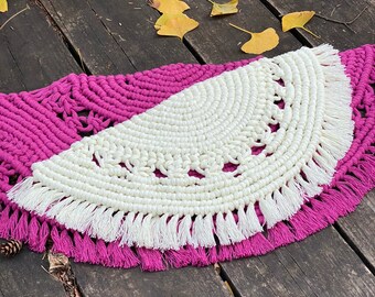 Macrame Mat - Etsy
