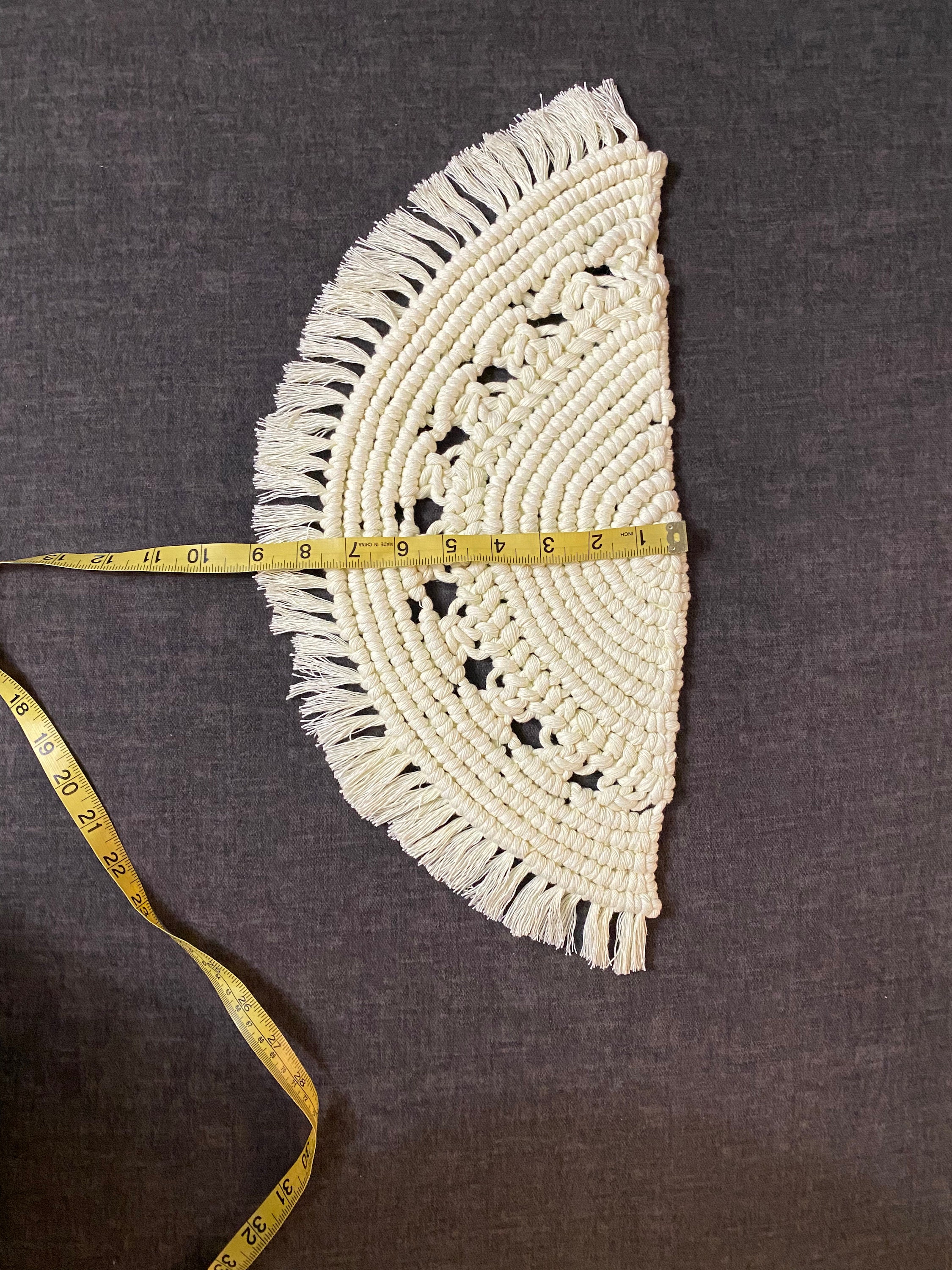 Bohemian Macrame Mat, Decorative Plant Mat, Table Mat, Home Decor, Gift ...