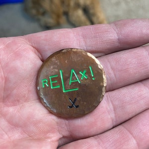Tap It in Custom Golf Ball Marker Any Message You Want / Thick ...