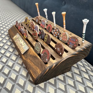 Golf Ball Marker Holder New Design / Rack Custom Plaque Made to Order ...