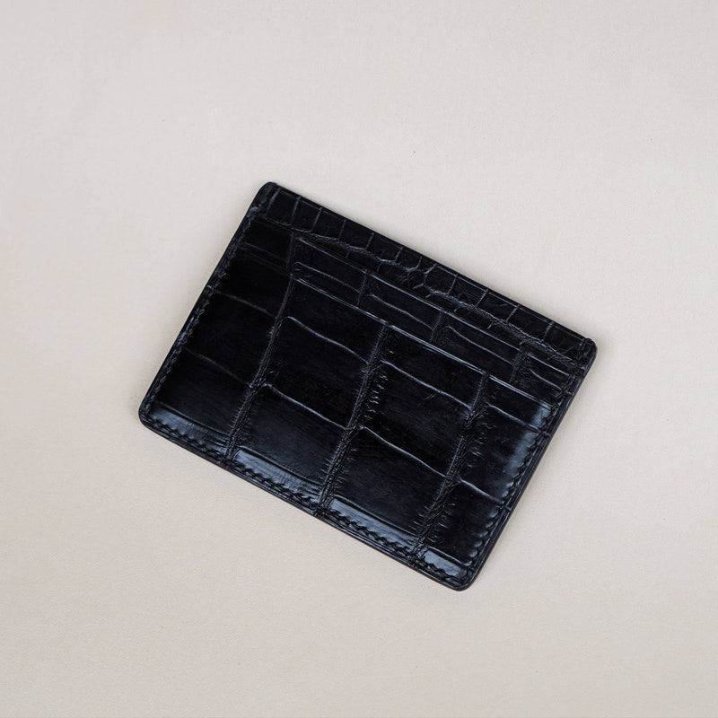 Leather Card Holder - Etsy