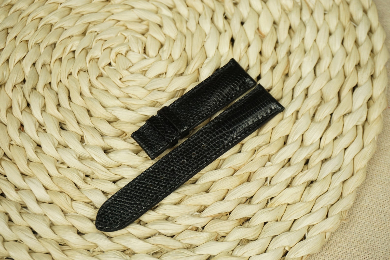 Handmade Lizard Leather Watch Strap Full Grain Back Leather - Etsy