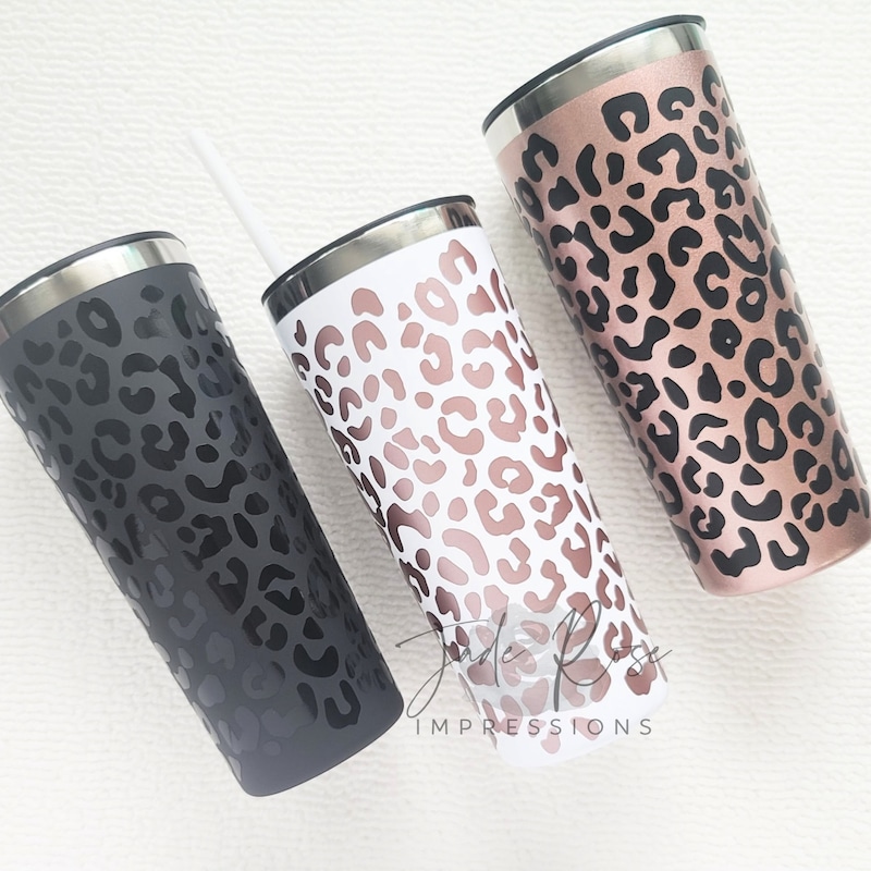 Leopard Print Tumbler - Etsy