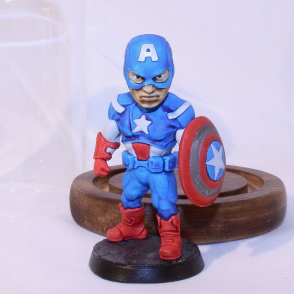 Chibi Captain America - Etsy