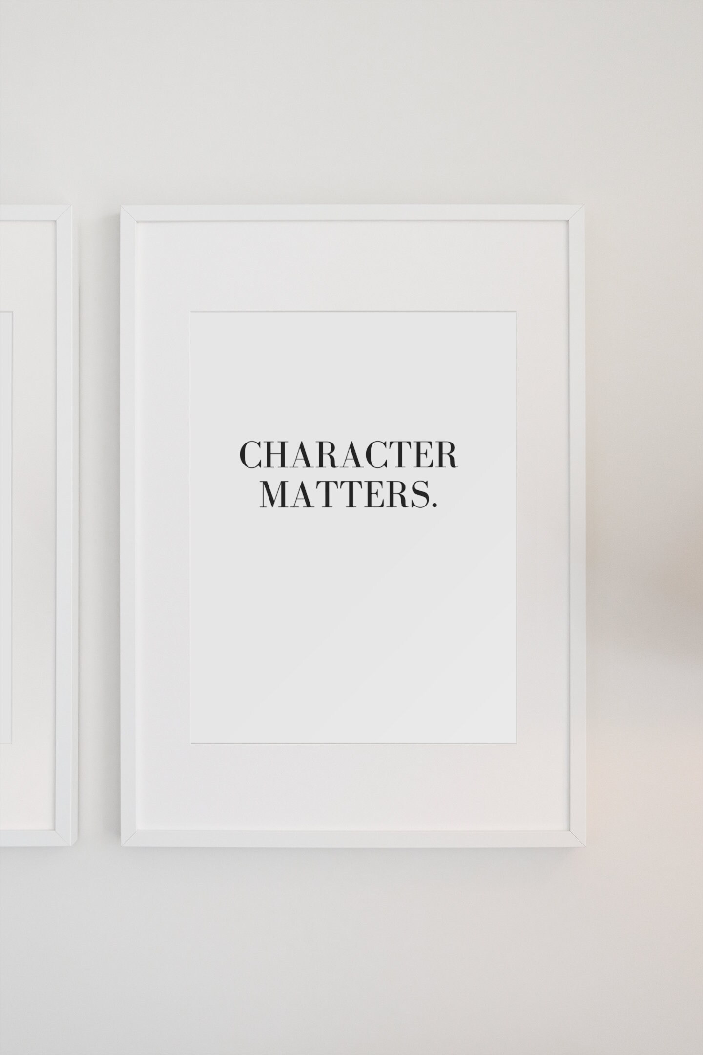 Character Matters Quote Integrity Wall Art Digital Download - Etsy UK