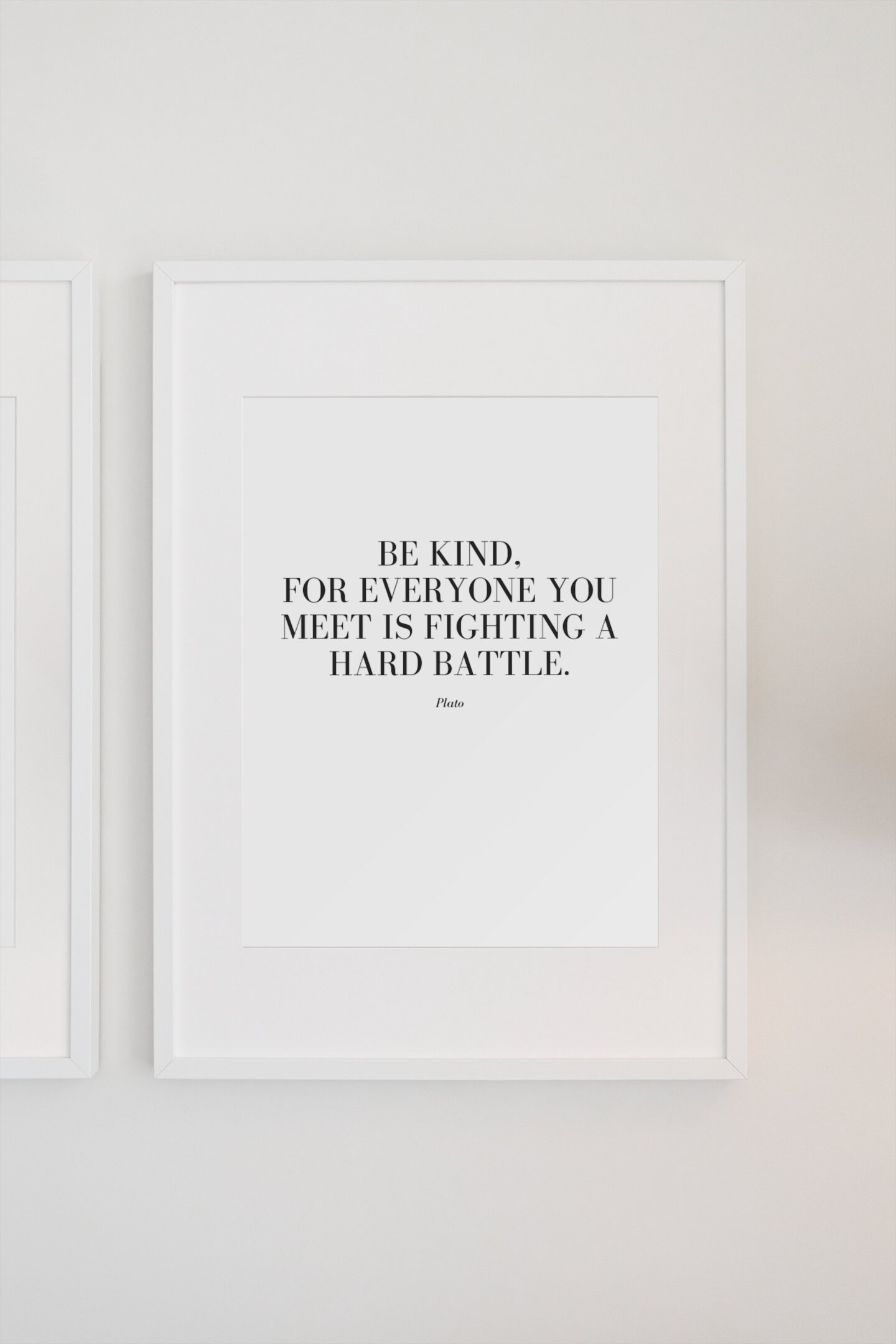 Plato Quote Philosopher Gift Be Kind Philosopher Quote - Etsy