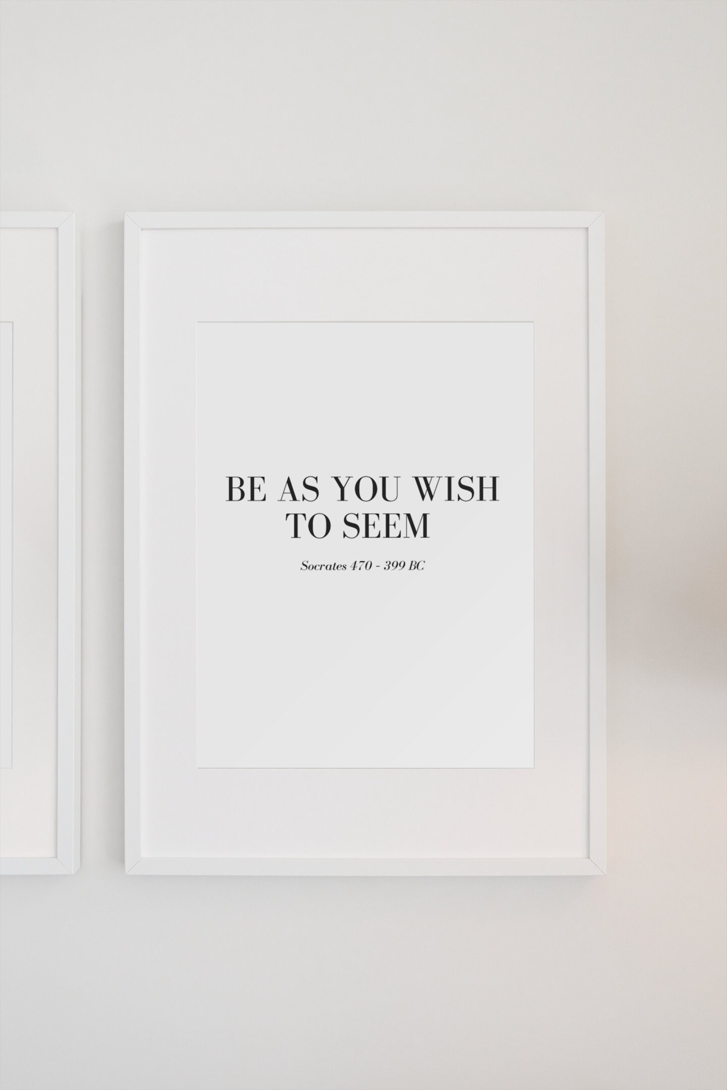 Socrates Quote, Be as You Wish to Seem, Instant Download, Office Decor ...