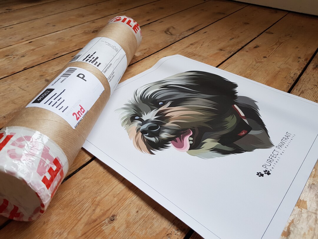 Custom Dog Print, Custom Pet Portrait, Dog Portrait, Custom Dog ...