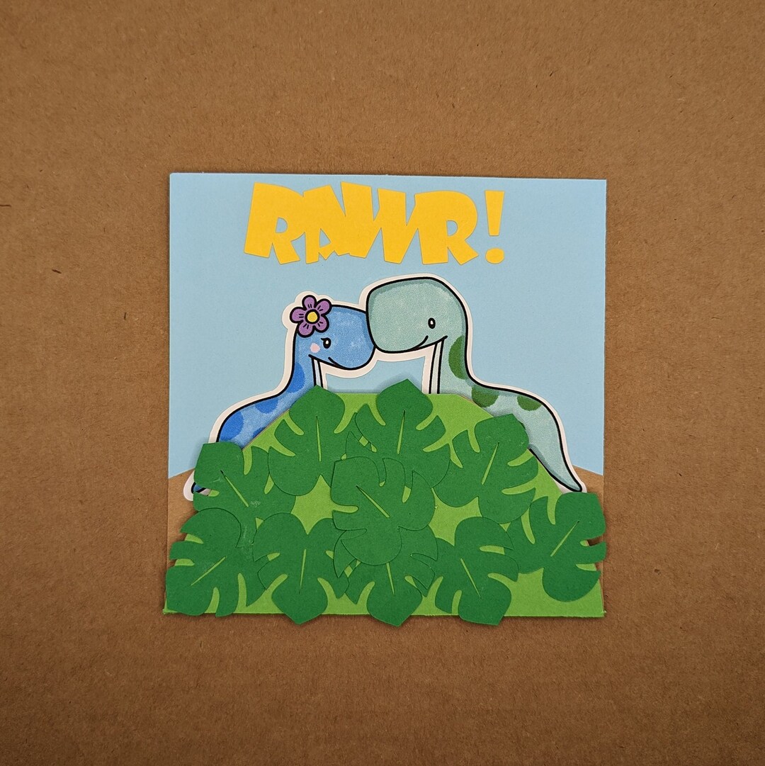 Dinosaur Baby Card - Etsy