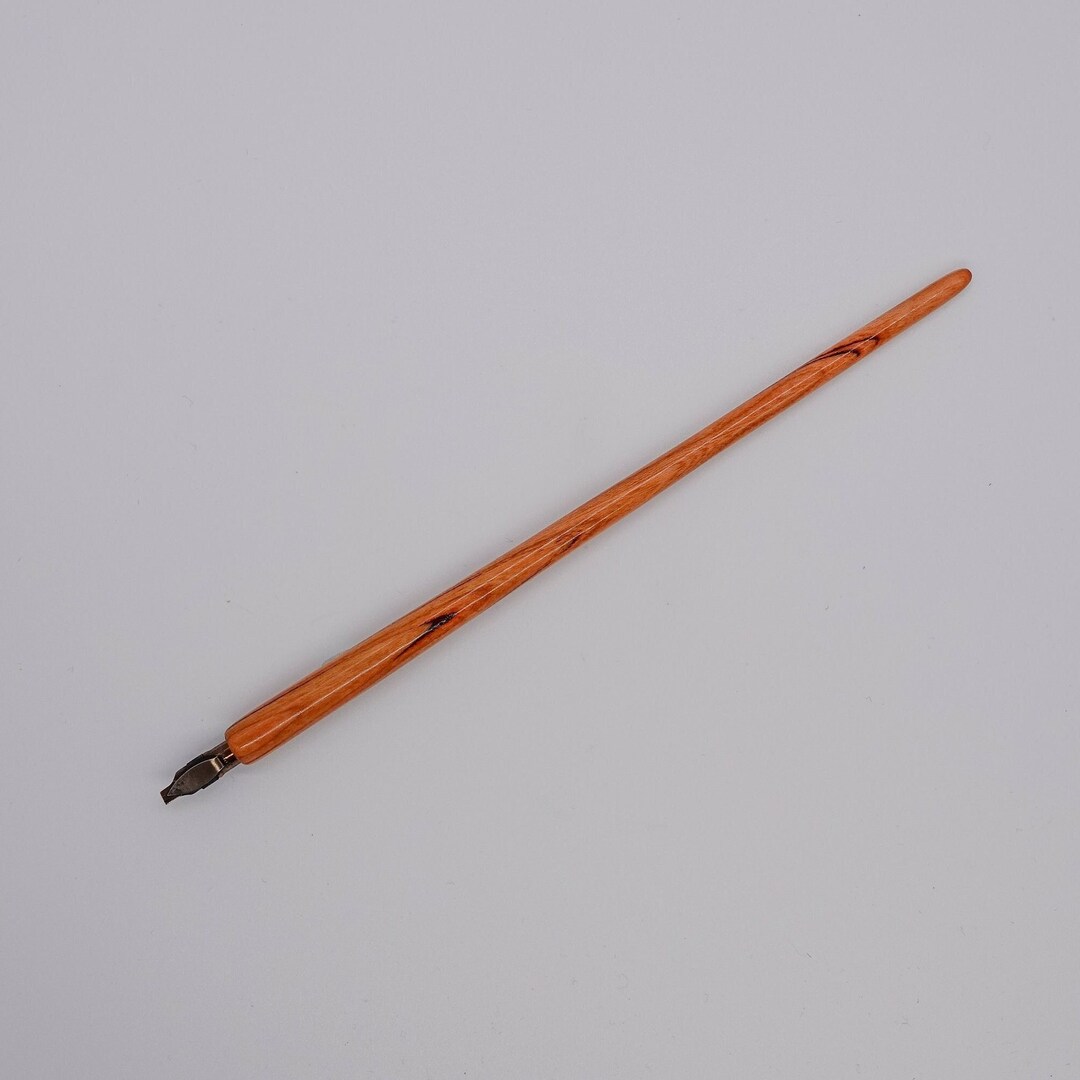 Straight Calligraphy Dip Pen Holder - Made From Cherry Wood - Etsy