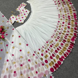 Ethnic White Lehenga Choli for Women Ready Towear in Usa - Etsy