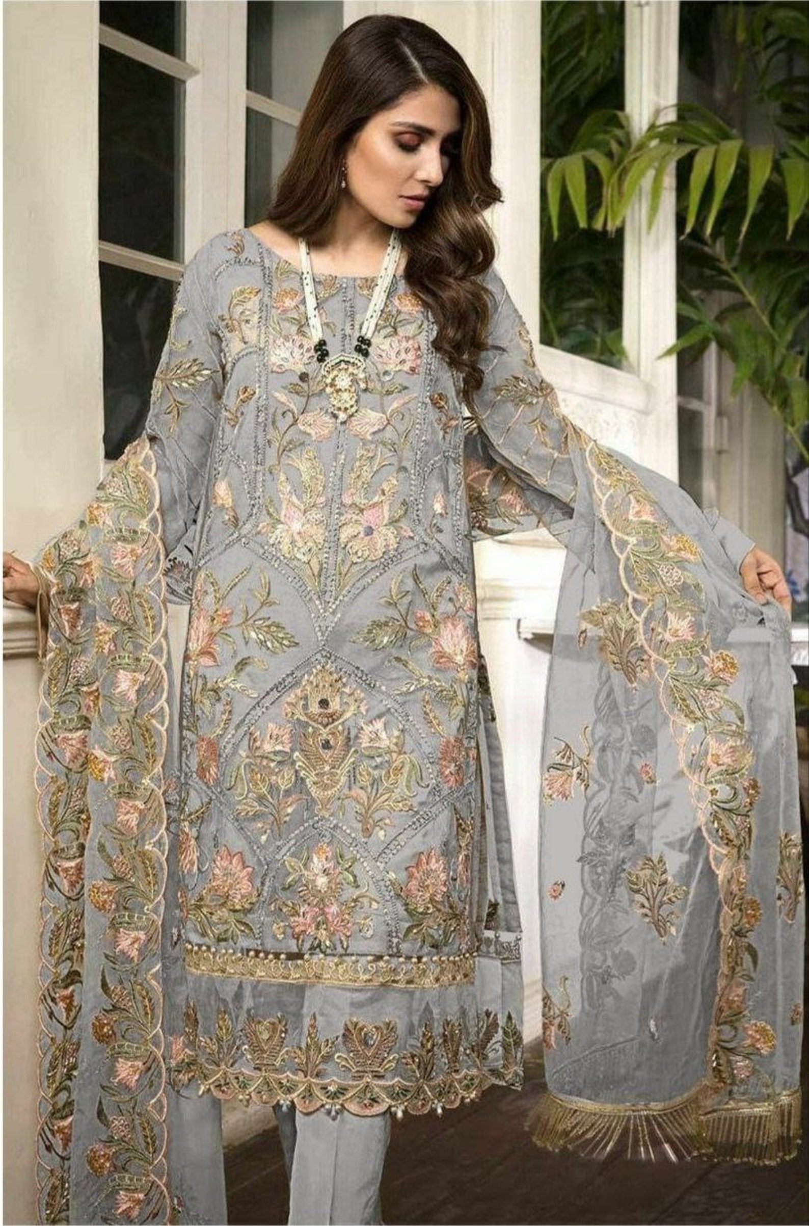 Indian Pakistani Bridal Heavy Wedding Salwar Kameez Party Suit - Etsy