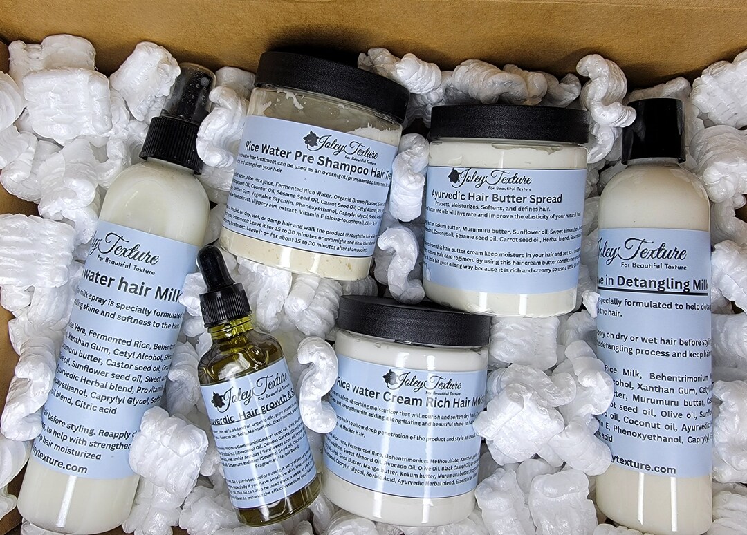 Fermented Rice Water Collection for Growth Bundle/all-natural Indian ...