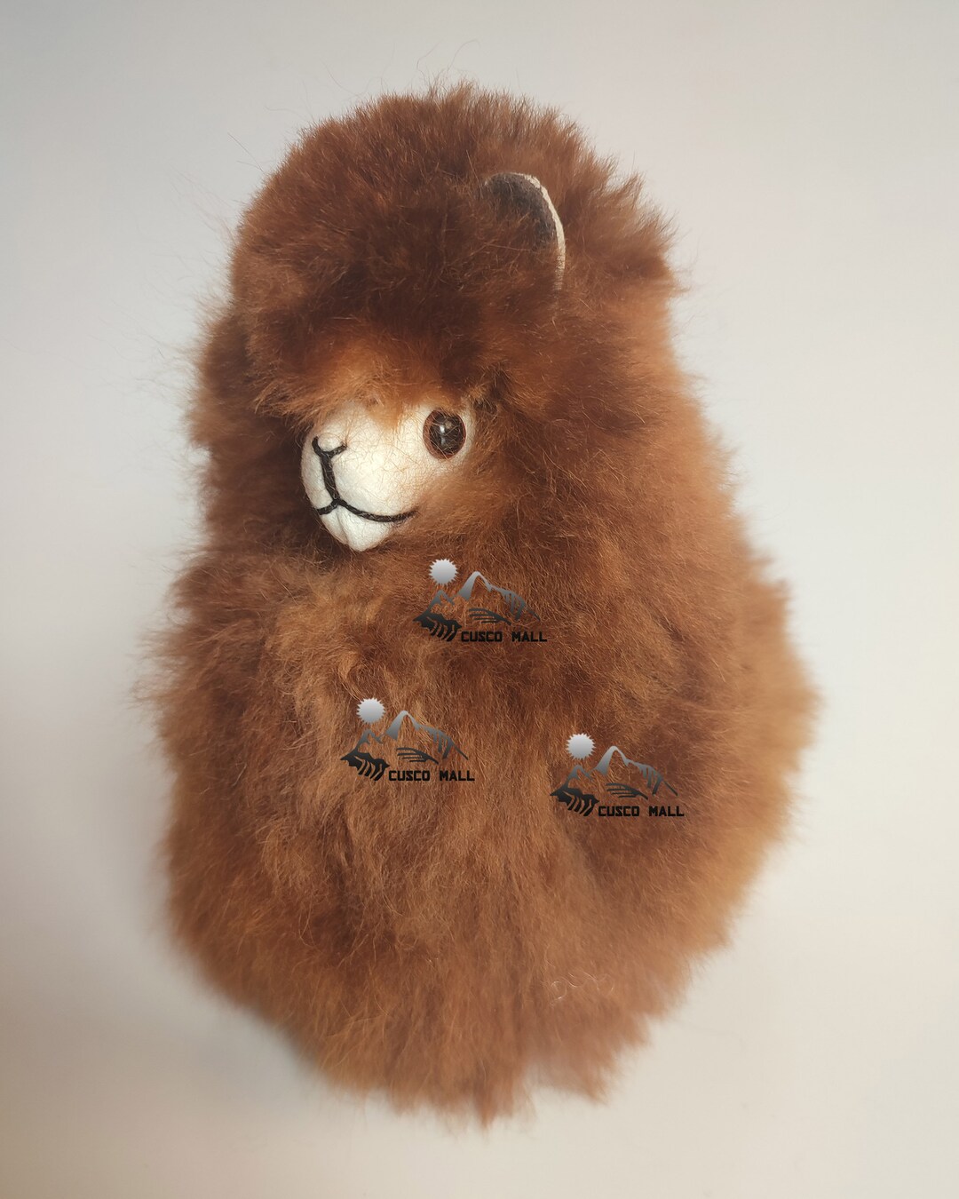 SET 2 Handmade Peruvian Stuffed Alpaca Fur Standing Alpaca MINI 9 ...