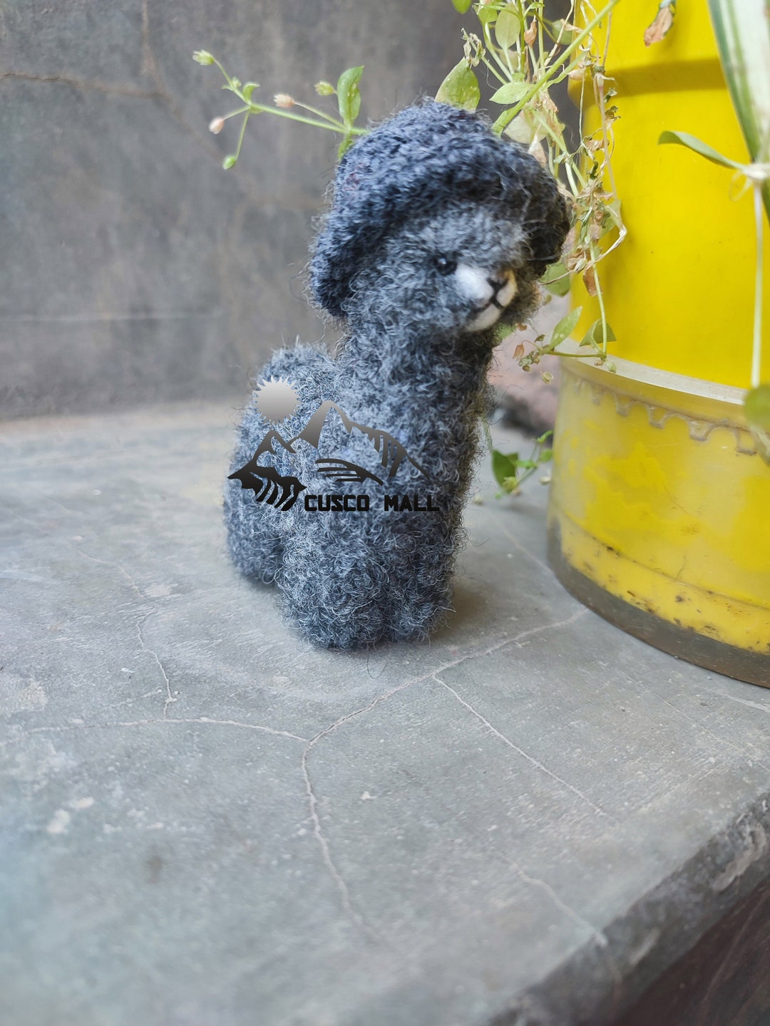 SET 3 Needle Felted Alpaca Sculptures With Hat Felted Animals by Hand ...