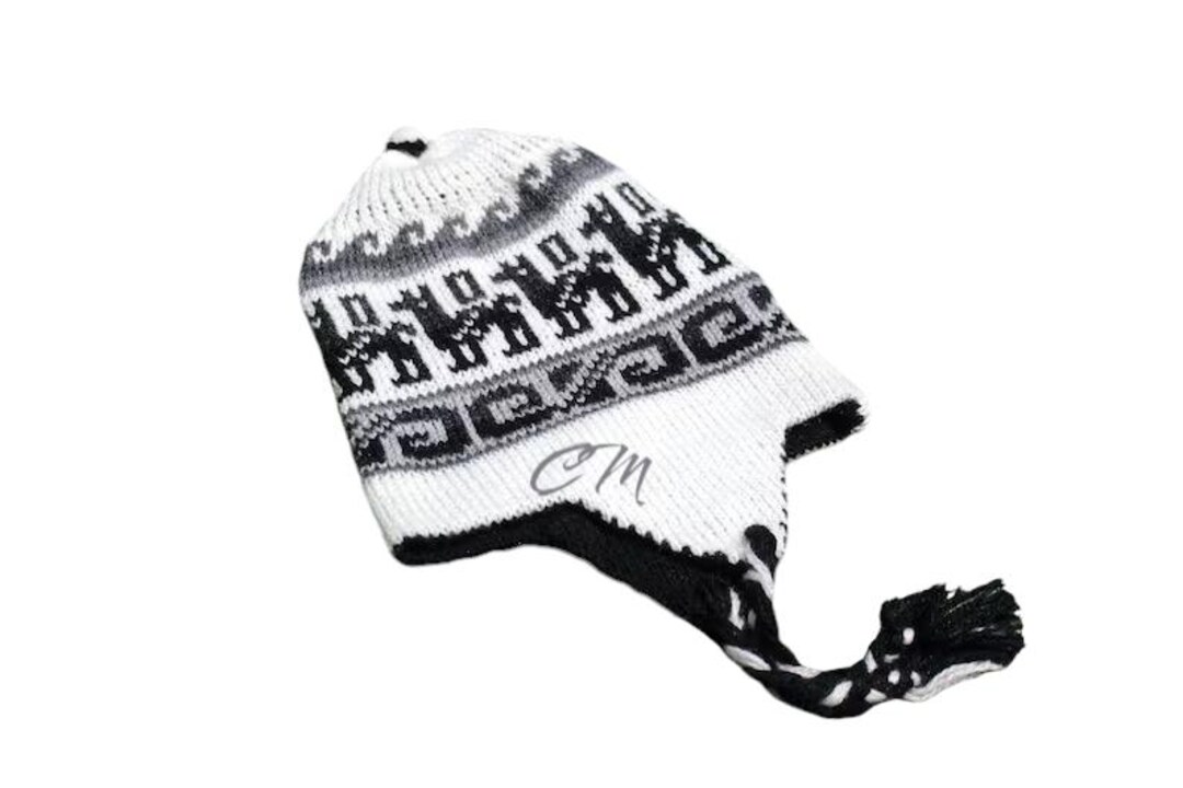 Genuine Peruvian Hat, Unisex Peruvian Hat, Handknitted, REVERSIBLE ...