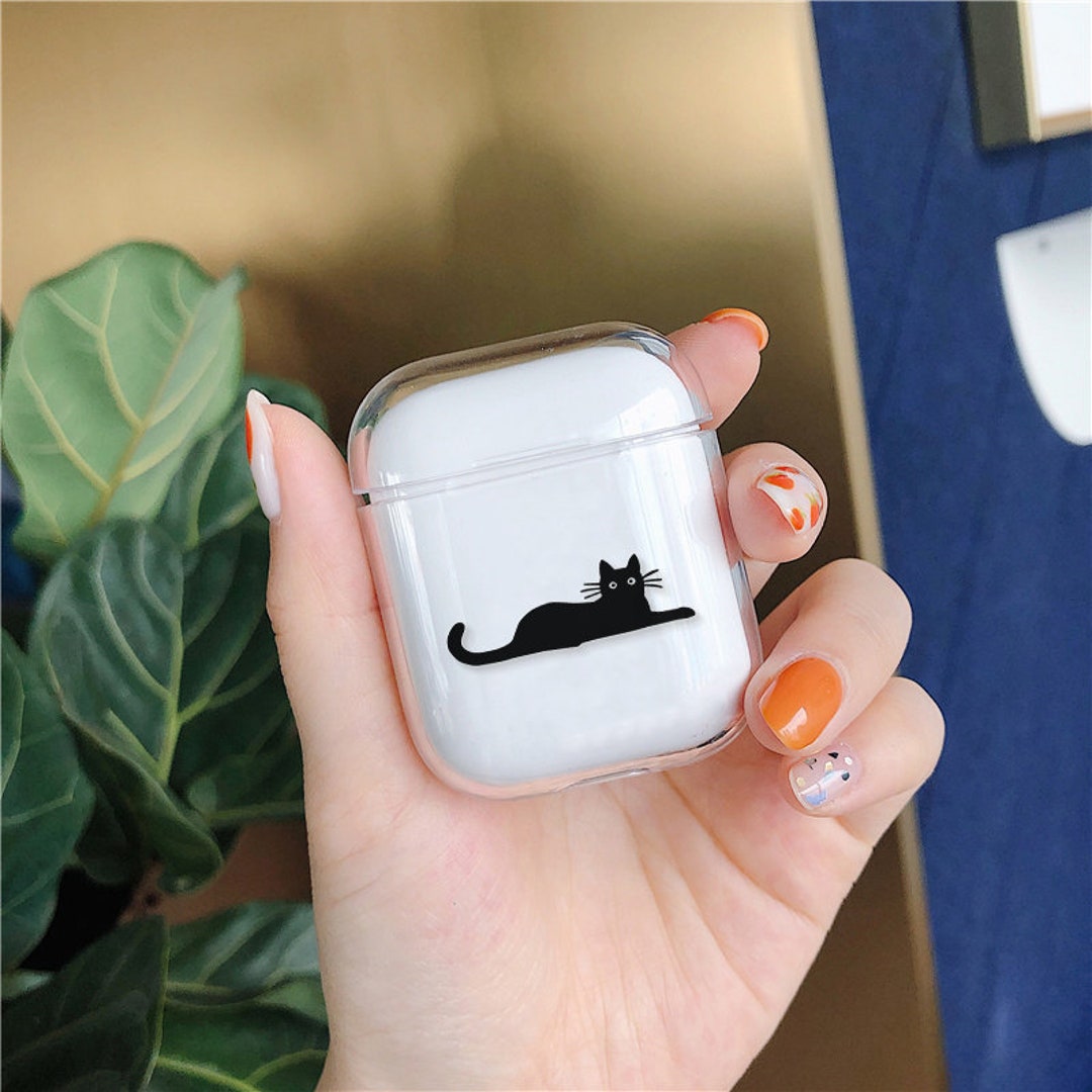 Black Cat Airpods Pro Case Clear AirPod 1 2 Pro Case AirPod Case ...