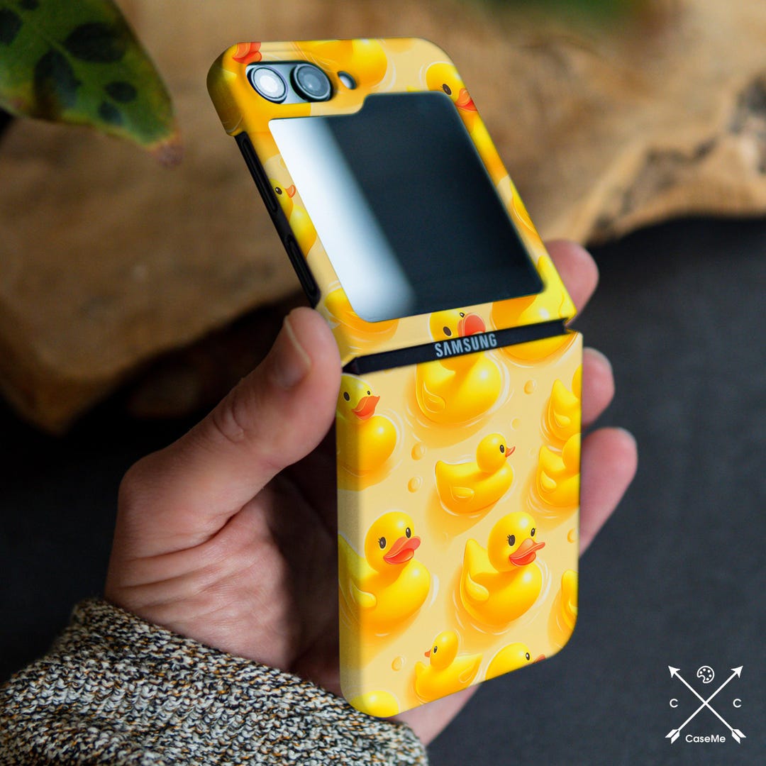 Yellow Rubber Duck Case for Samsung Z Flip 5 3 5g Z Flip 6 4 Z Fold 6 ...