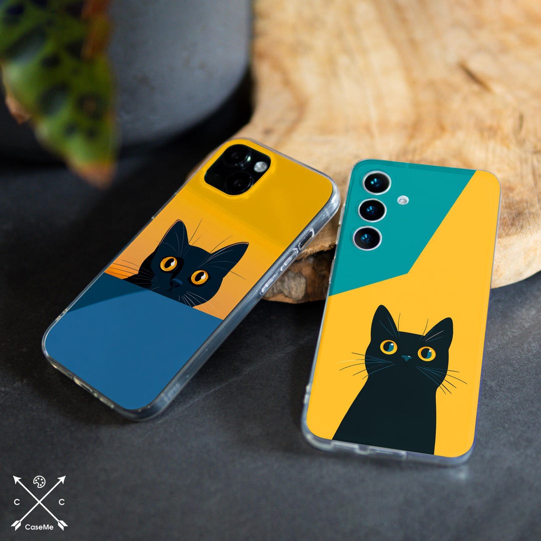 Cute Black Cat Case Huawei P60 Pro Art P50 P30 Lite P40 Pro Huawei P20 ...