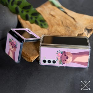 Cute Otter Lover Gift Case for Moto Razr Plus 2024 Samsung Z Flip 6 5 4 ...