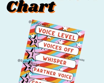 Voice Levels Display, Printable & Editable Classroom Management Posters ...