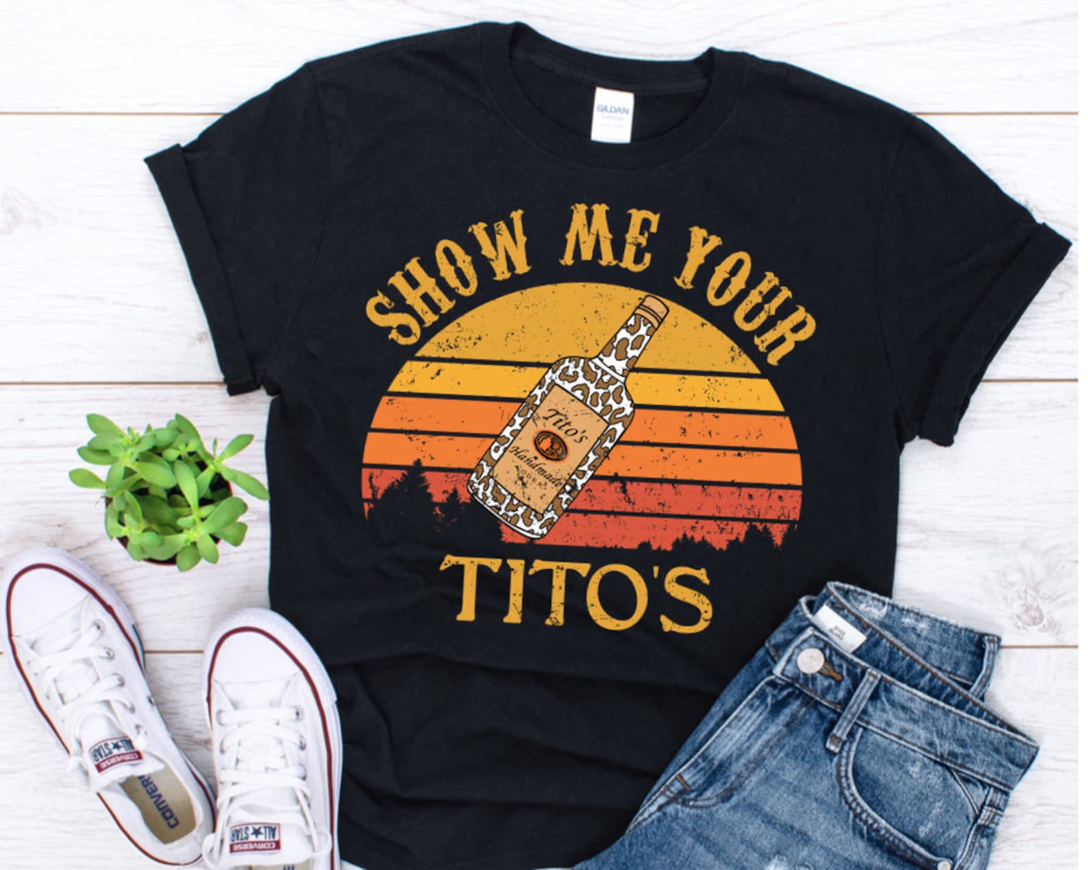 Show Me Your Tito's Shirt, Vodka Lover, Tito's Fan, Leopard Print Shirt ...