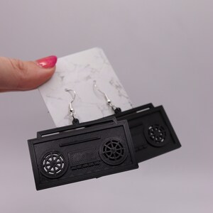 Boombox Stereo Speaker Earrings (EDM Music Festival Jewelry) - Etsy