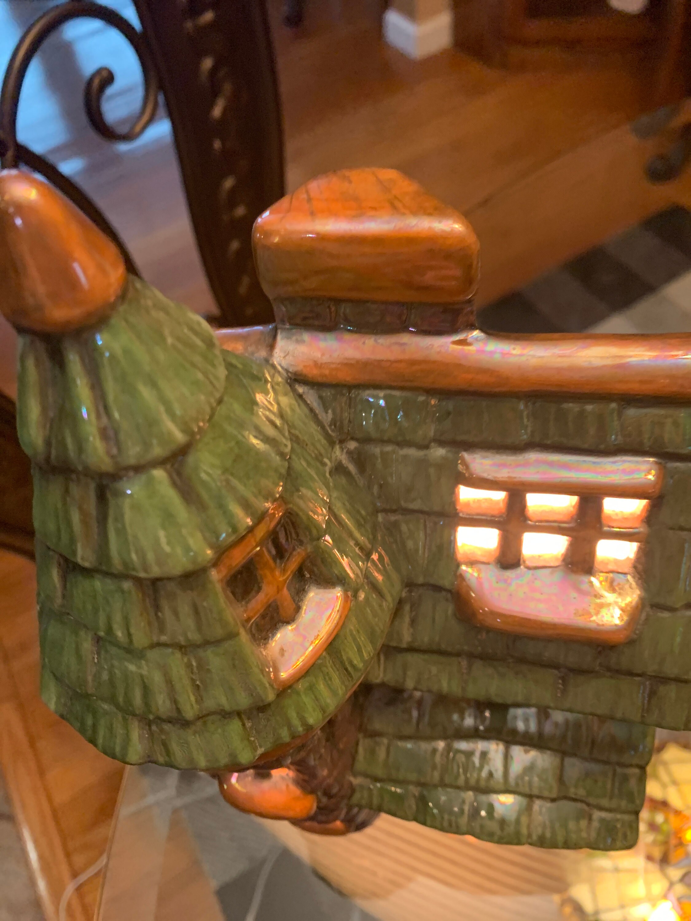 Ceramic Light up House - Etsy