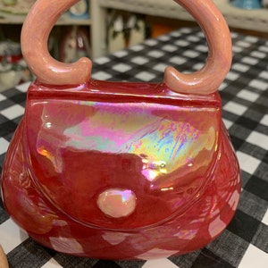 Ceramic High Heel and Purse Set - Etsy