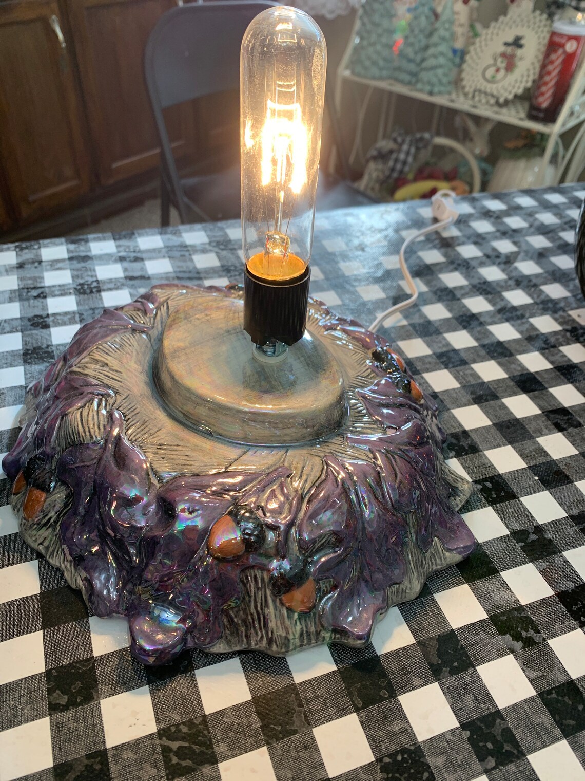 Ceramic Light up Halloween Tree - Etsy