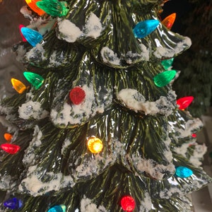 Light up Ceramic Christmas Tree - Etsy