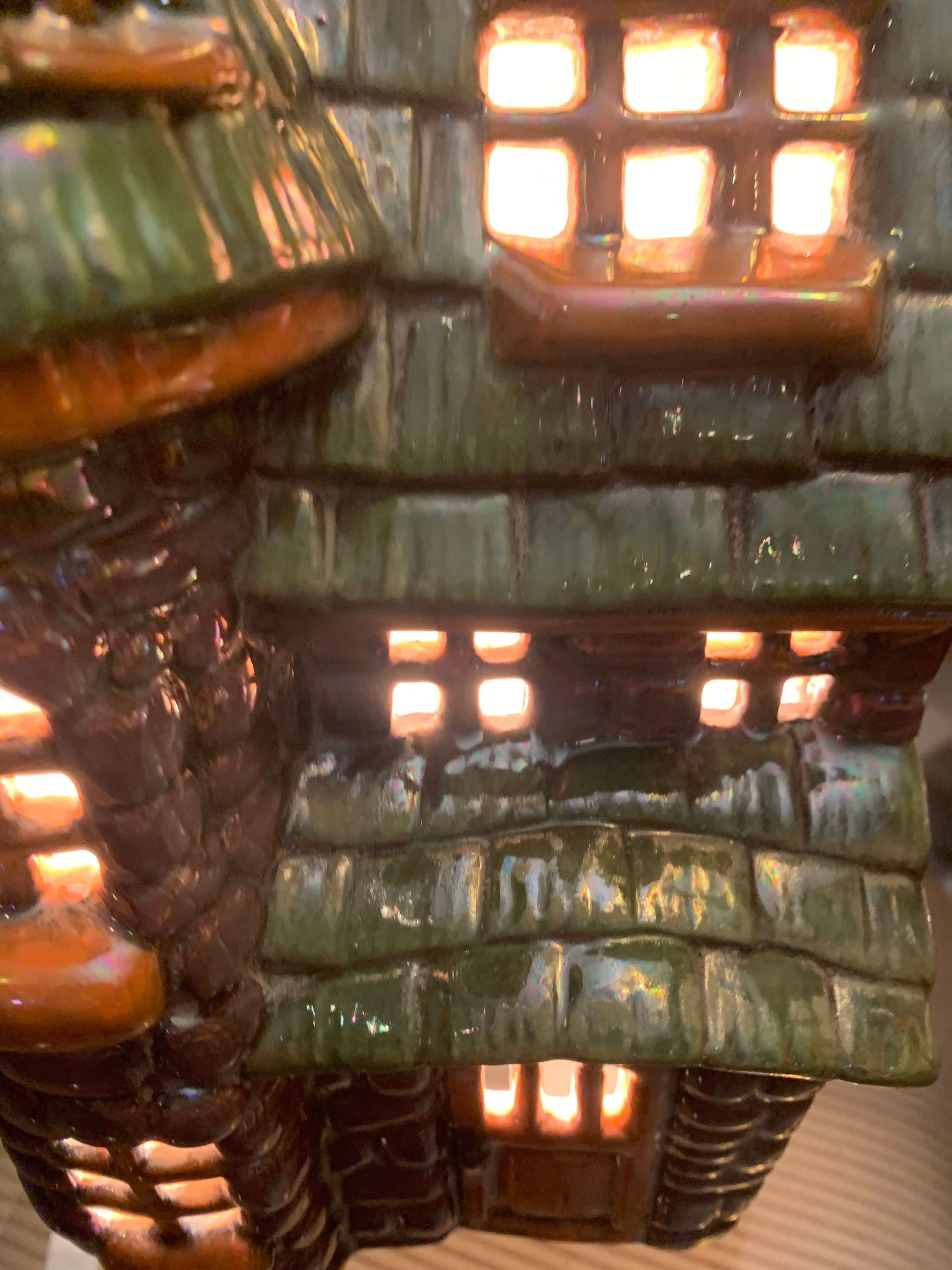 Ceramic Light up House - Etsy