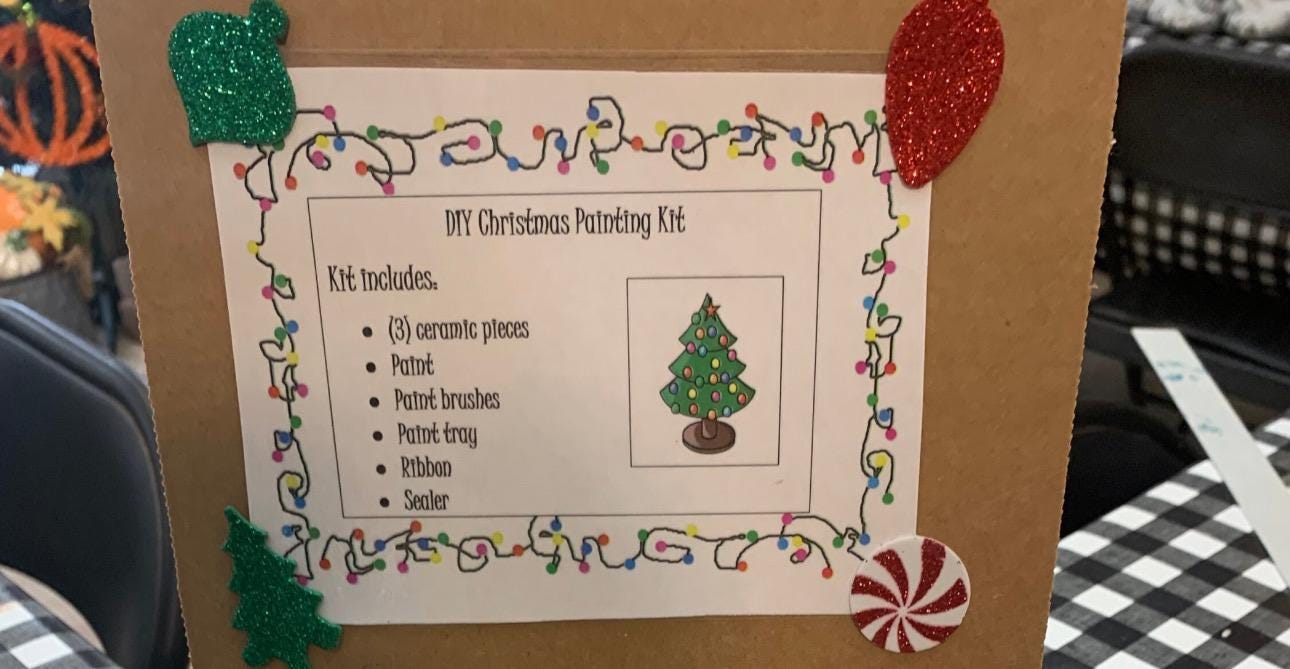 DIY Christmas Paint Kit - Etsy