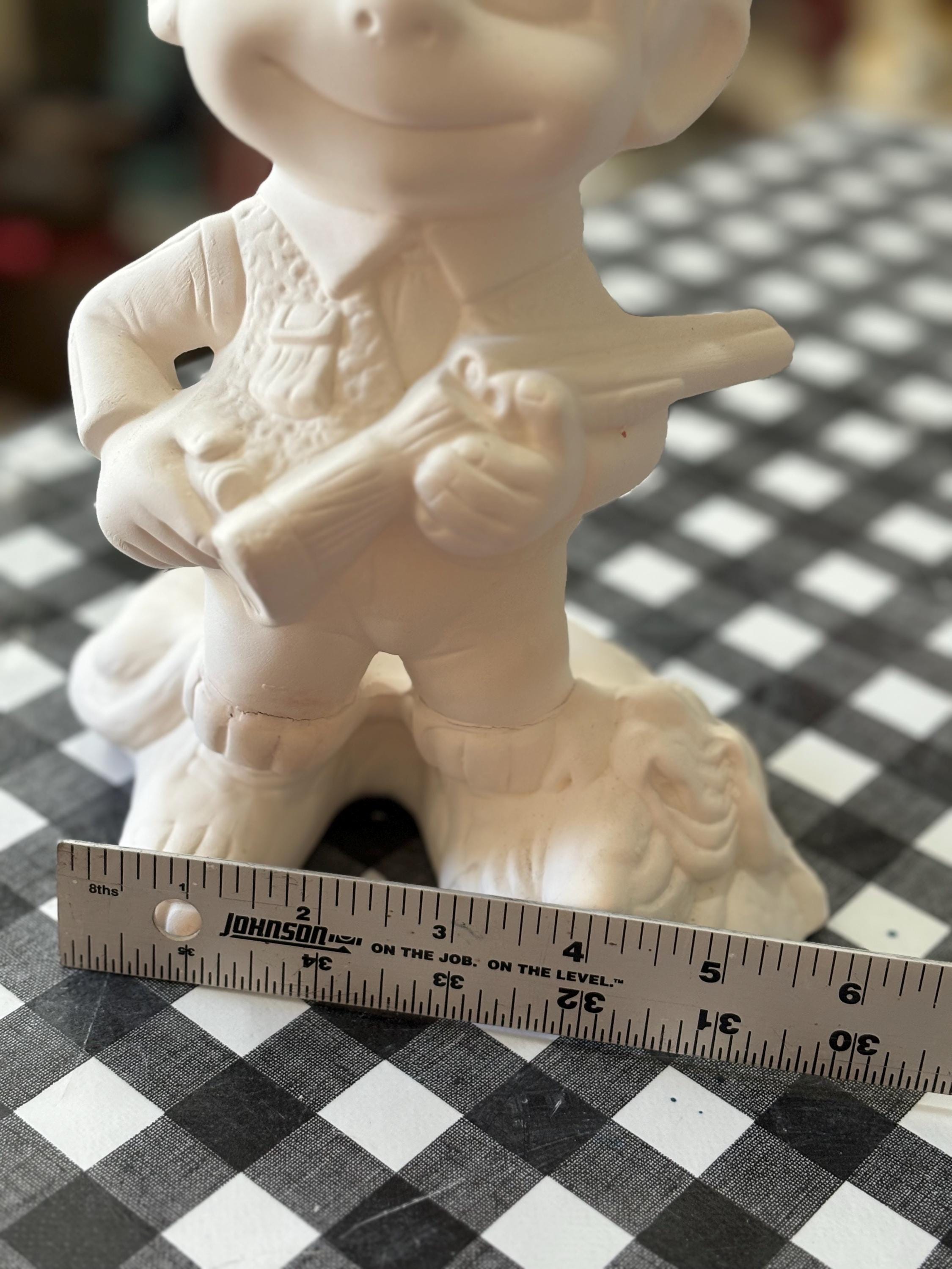 Handcrafted Ready to Paint Smiley Hunter Bisque - Etsy