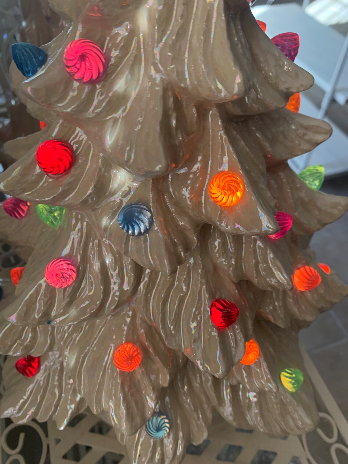 Ceramic Light up Christmas Tree - Etsy