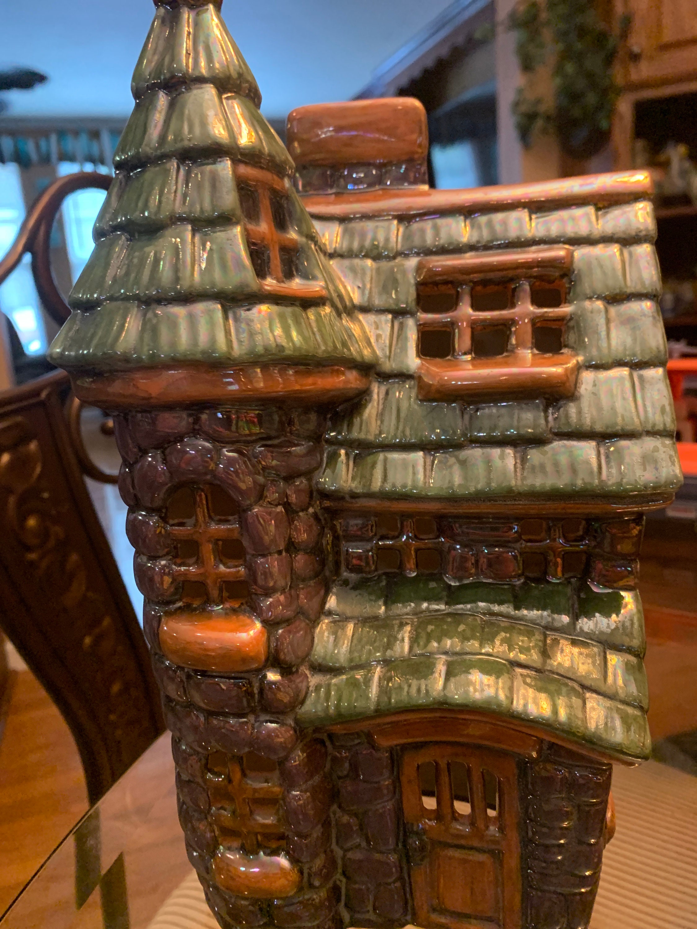 Ceramic Light up House - Etsy