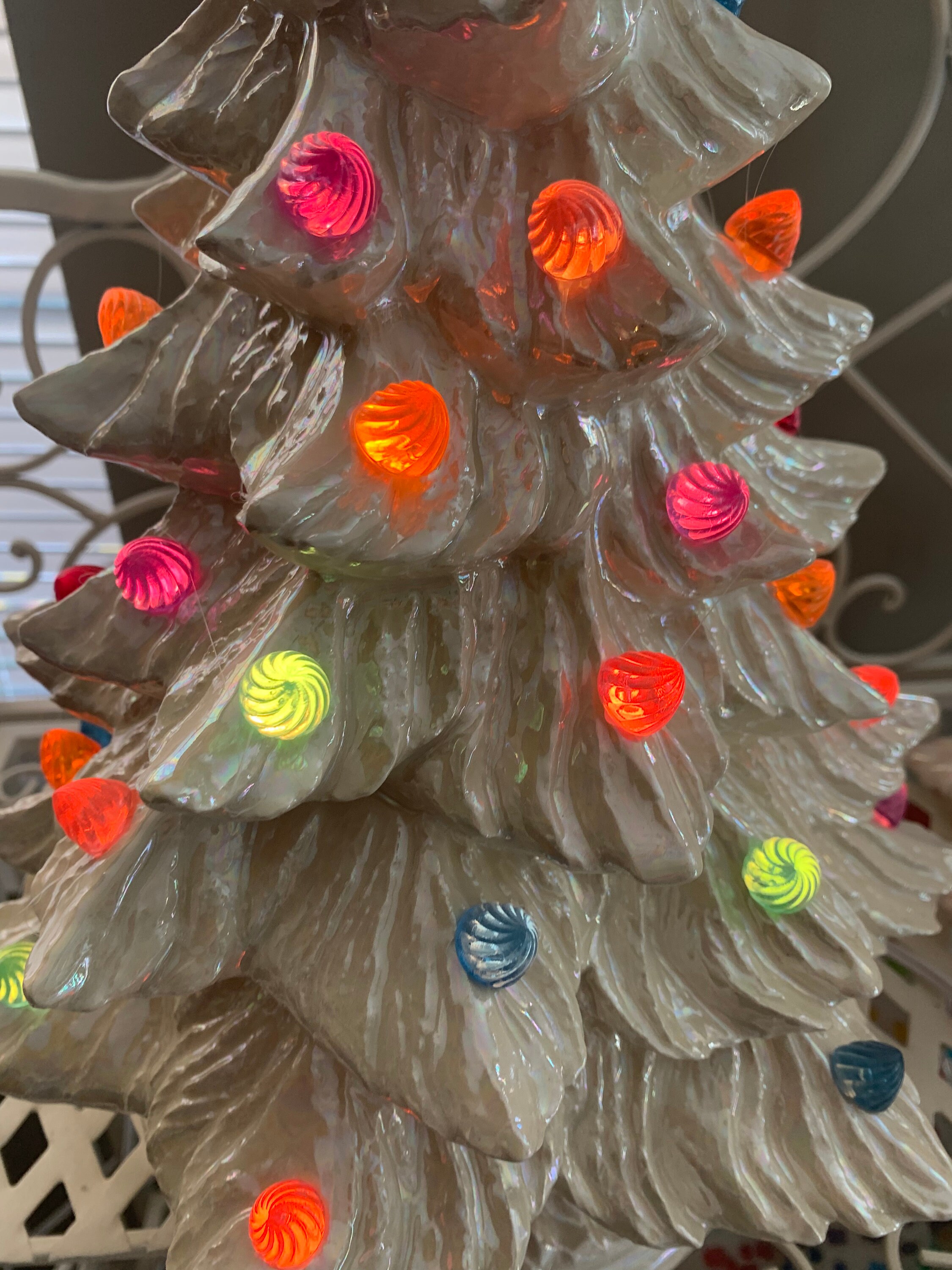 Ceramic Light up Christmas Tree - Etsy