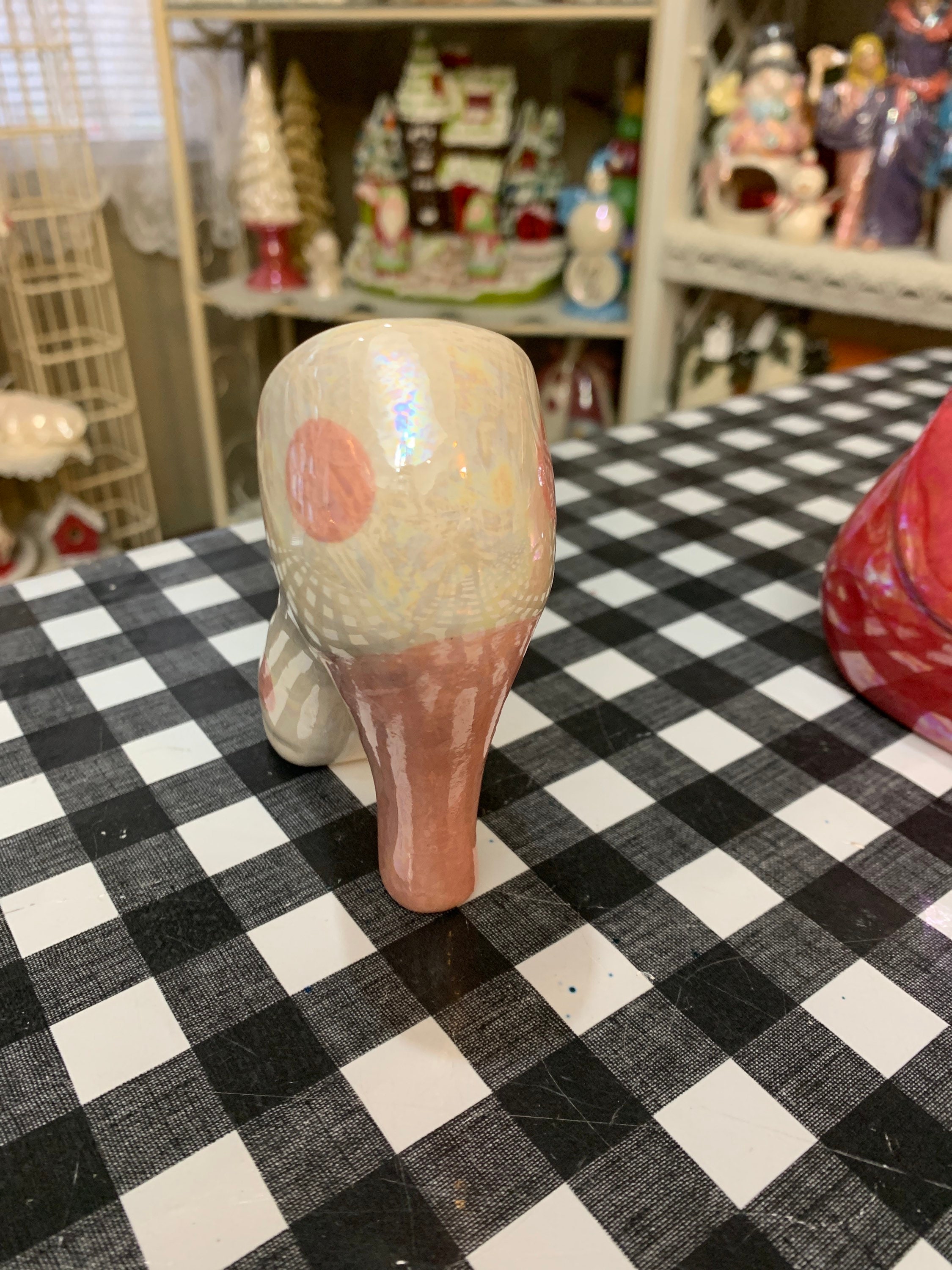 Ceramic High Heel and Purse Set - Etsy